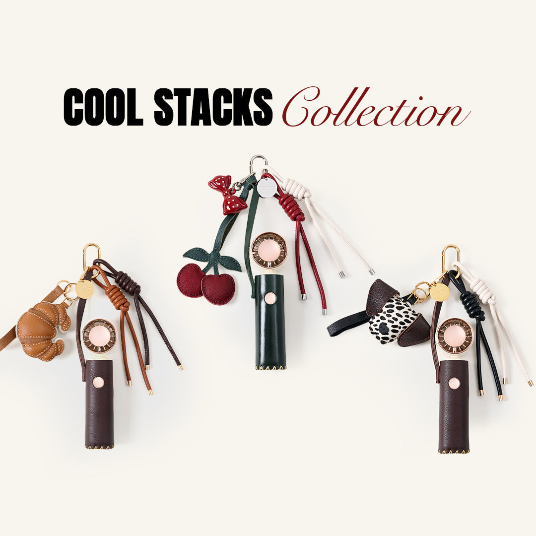 Cool Stacks Bag Charms – Bag Charms with Built-in Cooling Fan for ...
