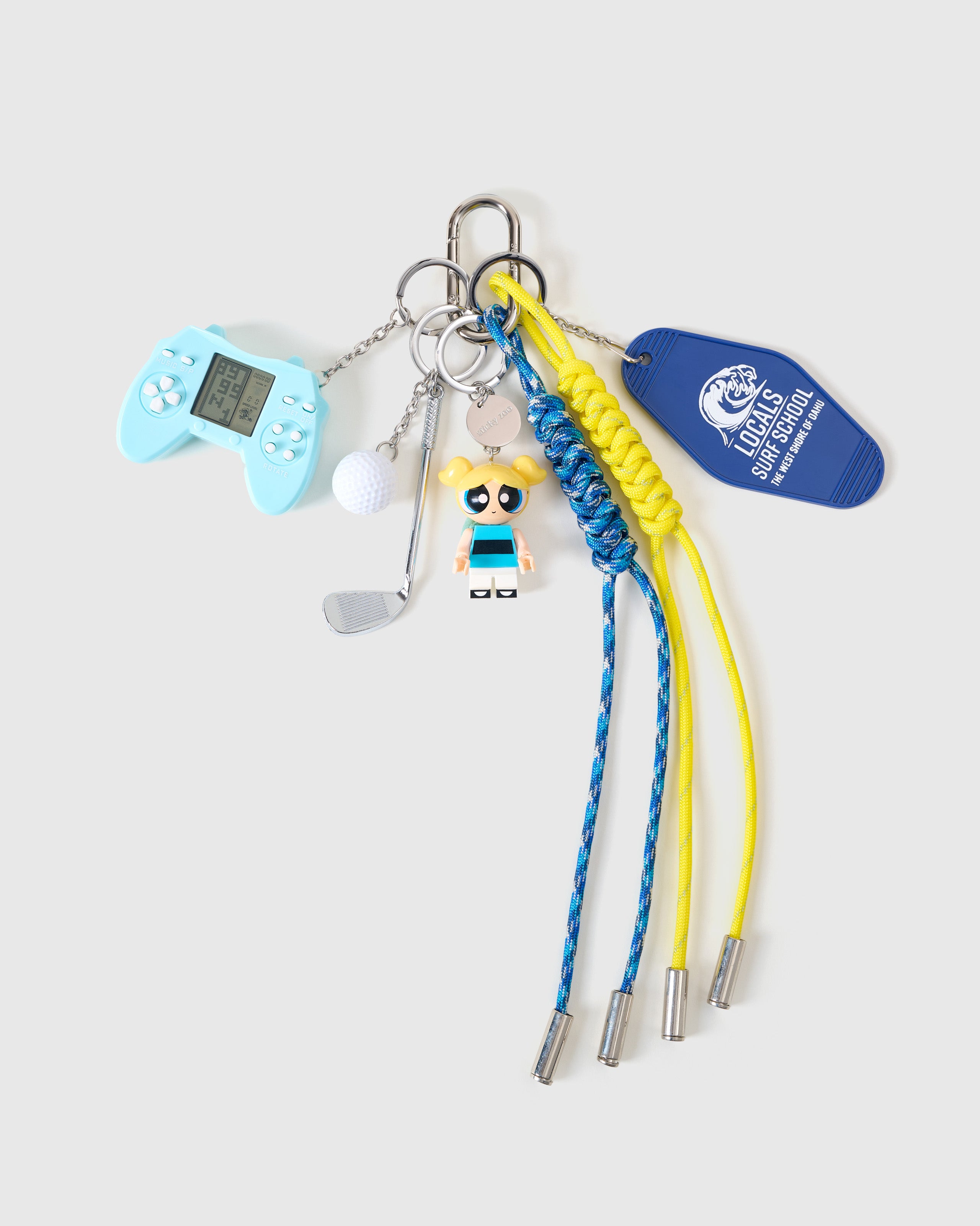 Sticky Zoo® Bad Girl Stack Bag Charm and Keychain - Plush Gamer Girl ...