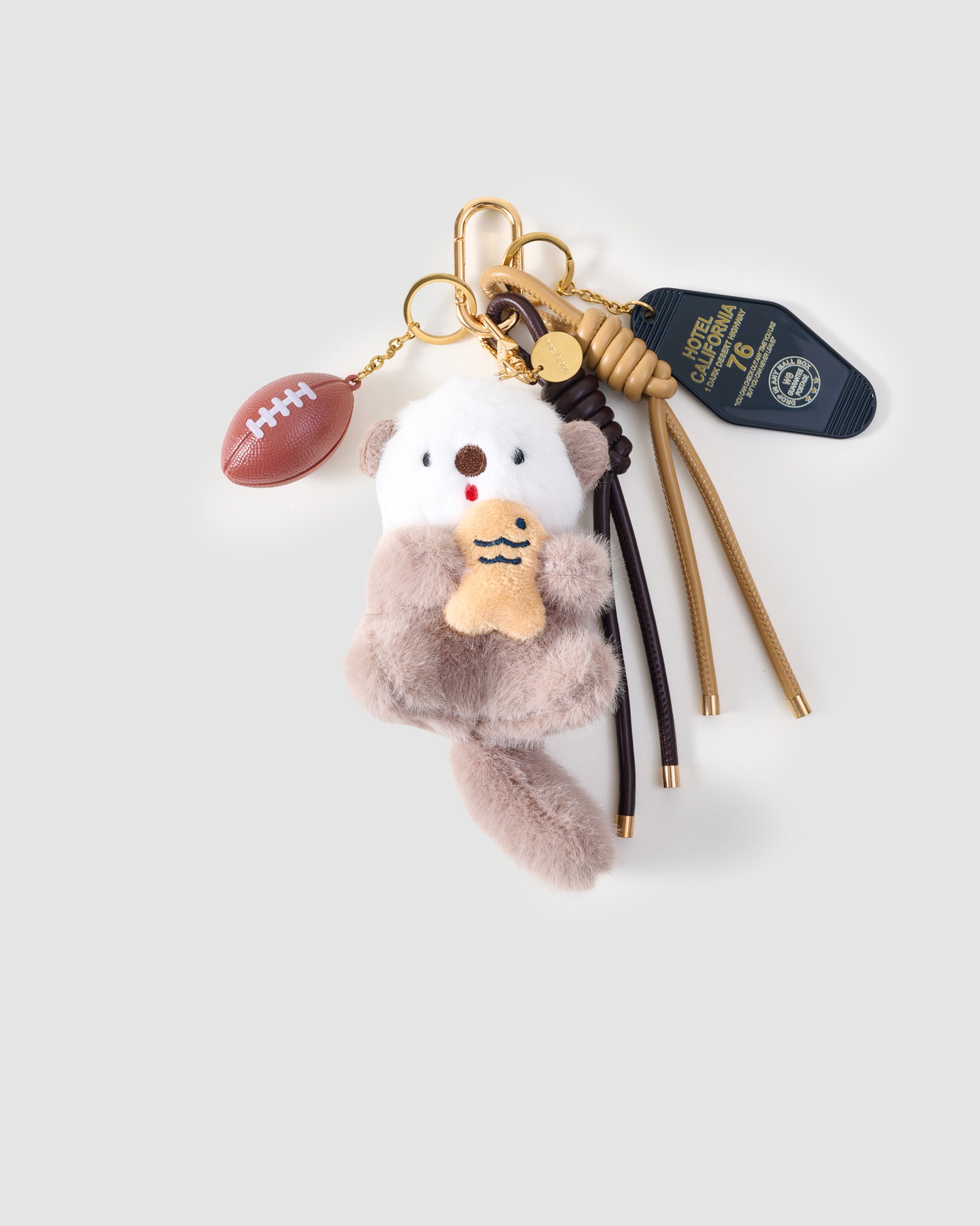 Sticky Zoo® - Otter Football Bag Charm & Keychain – Handmade Gift ...