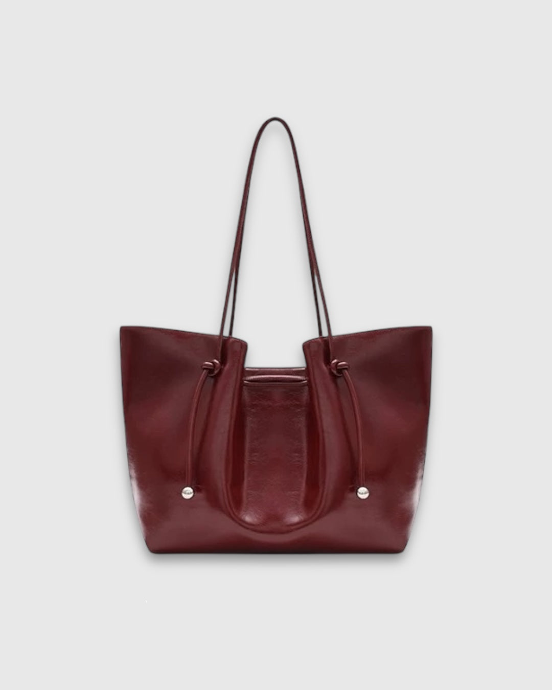 STICKY ZOO – Cocoa Arc Tote – Vegan Suede Shoulder Tote – Sticky Zoo®