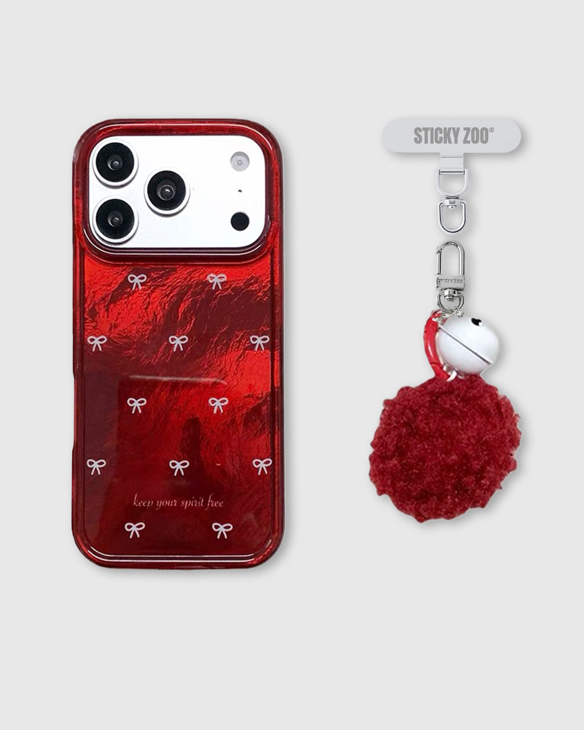 Red Bow Shine iPhone Phone Case MagSafe Gift – STICKY ZOO®