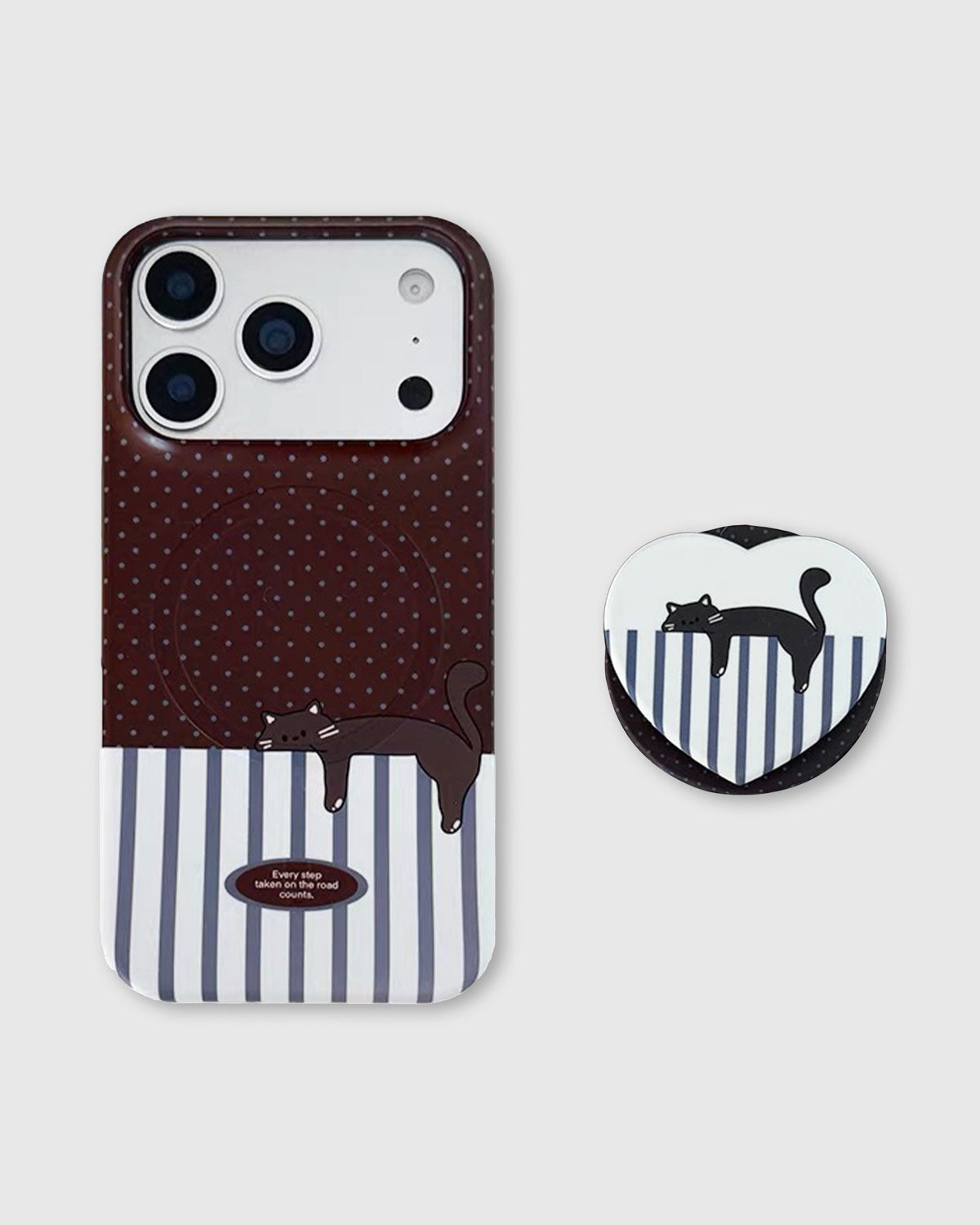 iPhone Phone Case Lazy Cat Stripe Cozy MagSafe Grip Gift – STICKY ZOO®